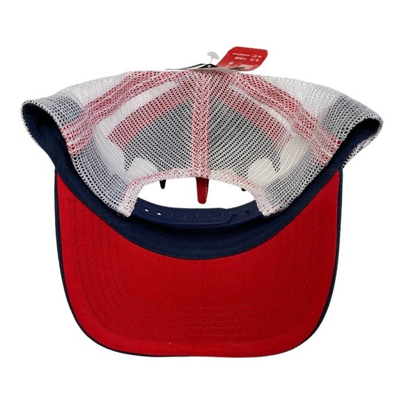 Budweiser | Accessories | H3 Budweiser Trucker Hat Bowtie Logo Snapback Mesh Back Blue Red White ...